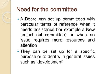 Board committees | PPTX