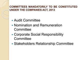 Board committees | PPTX