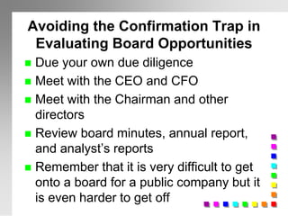 Board Decision Making Help you to better understand the biases in ...