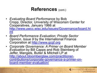 Board Evaluation | PPTX