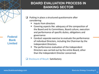 Board evaluation under Company Act '13 and SEBI '15 | PPTX