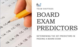 Board exam predictor | PPTX