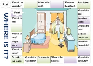 Parts of the house and objects of the bedroom | DOCX