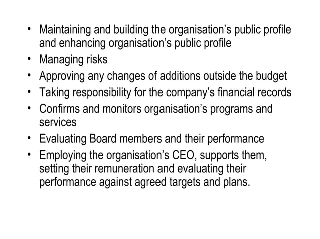 Non-Profit Board Induction | PPT