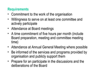 Non-Profit Board Induction | PPT