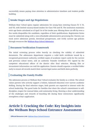 Comprehensive Strategic Blueprint for Elite Boarding School Admissions ...