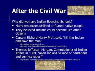 Native American Boarding Schools | PPT