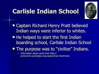 Native American Boarding Schools | PPT
