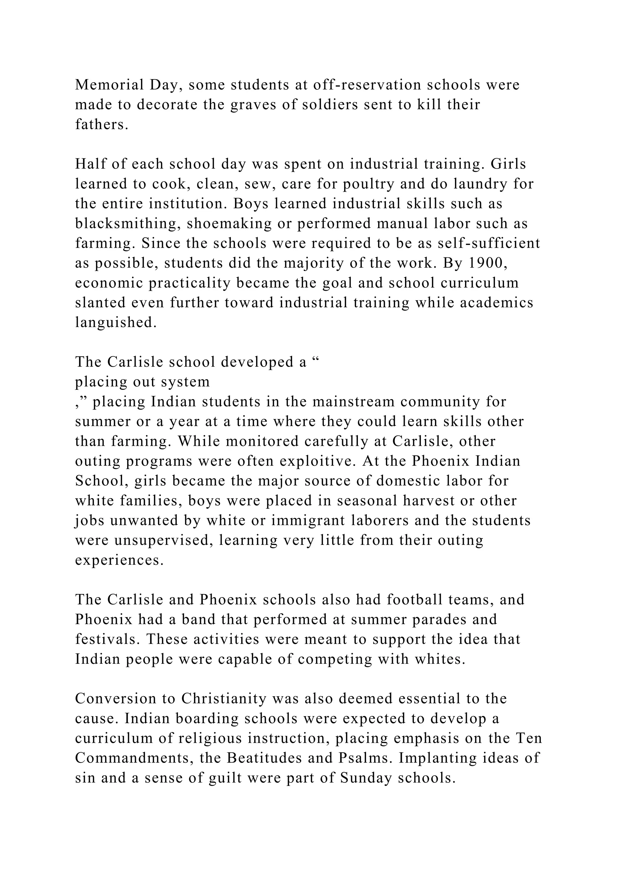 BOARDING SCHOOLSThe boarding school experience for Indian childr.docx