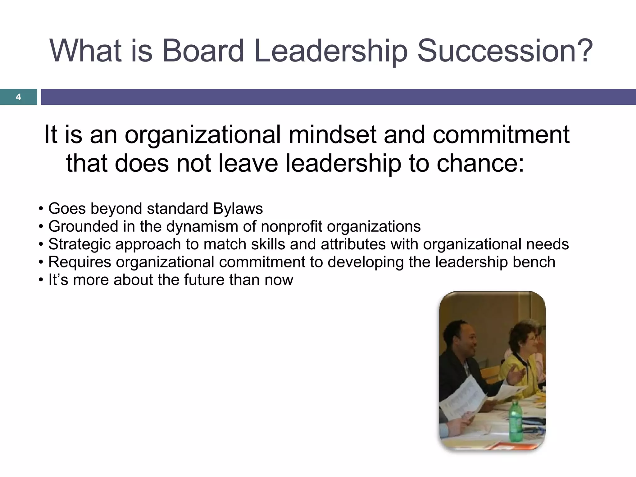 Board Leadership Succession | PPT
