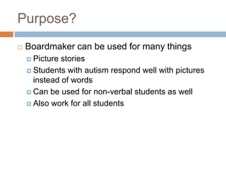 Boardmaker Presentation | PPTX