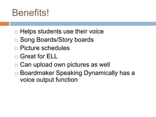Boardmaker Presentation | PPTX