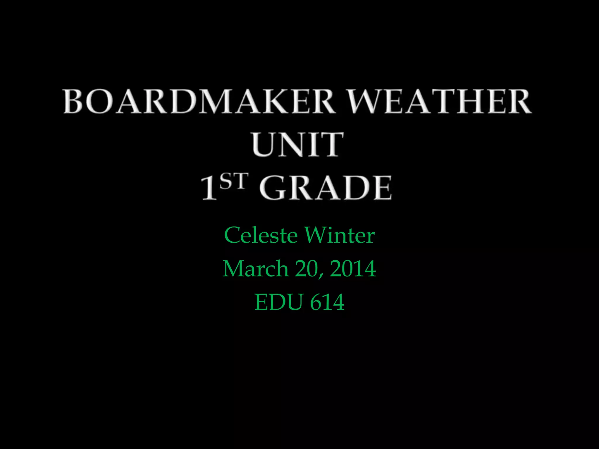 Boardmaker weather unit 2 | PPT