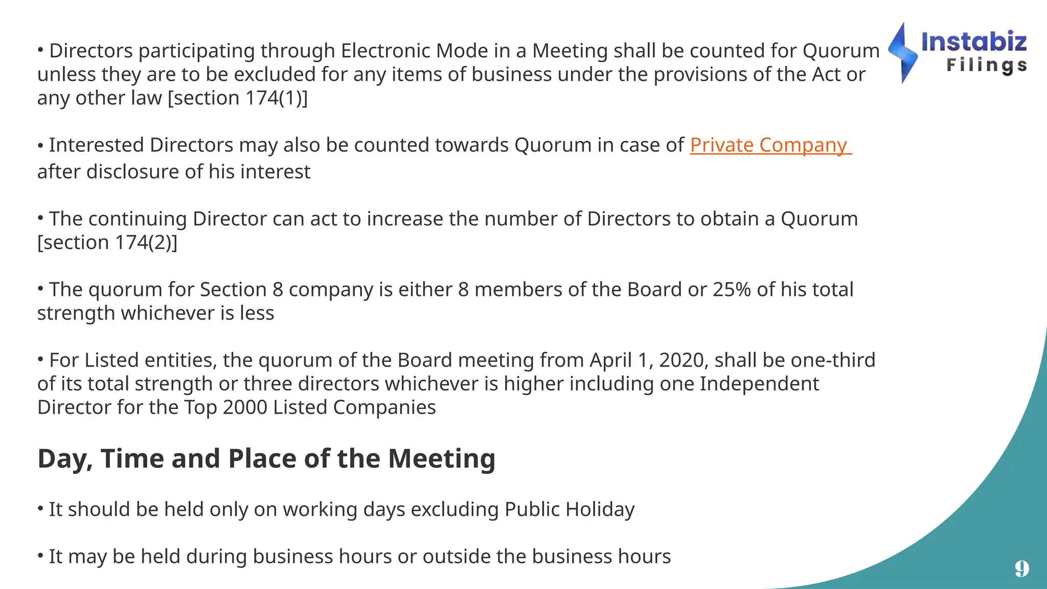 Understanding Board Meetings and Compliance Requirements | PPTX