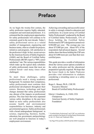 Board of certified safety professionals | PDF