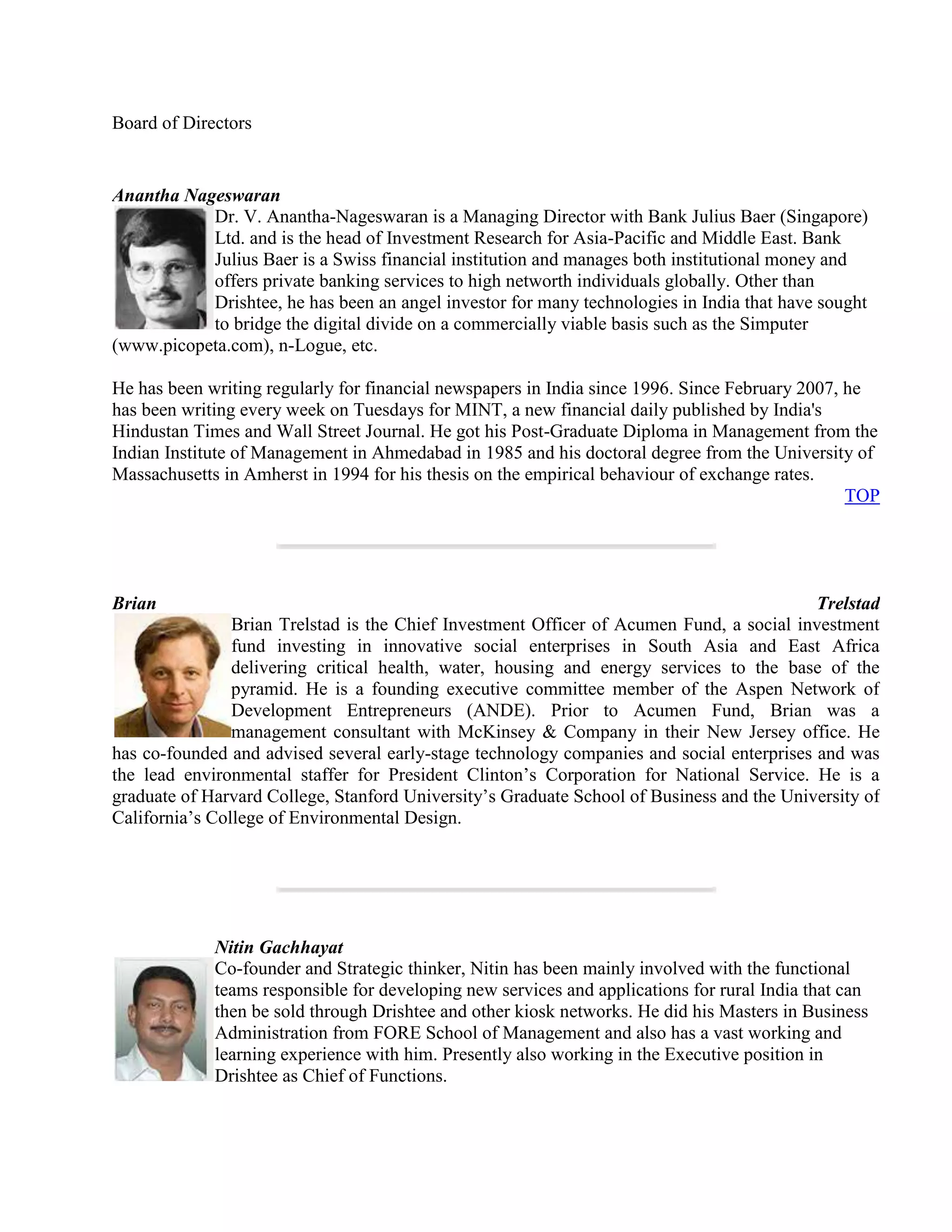 Board of directors | PDF