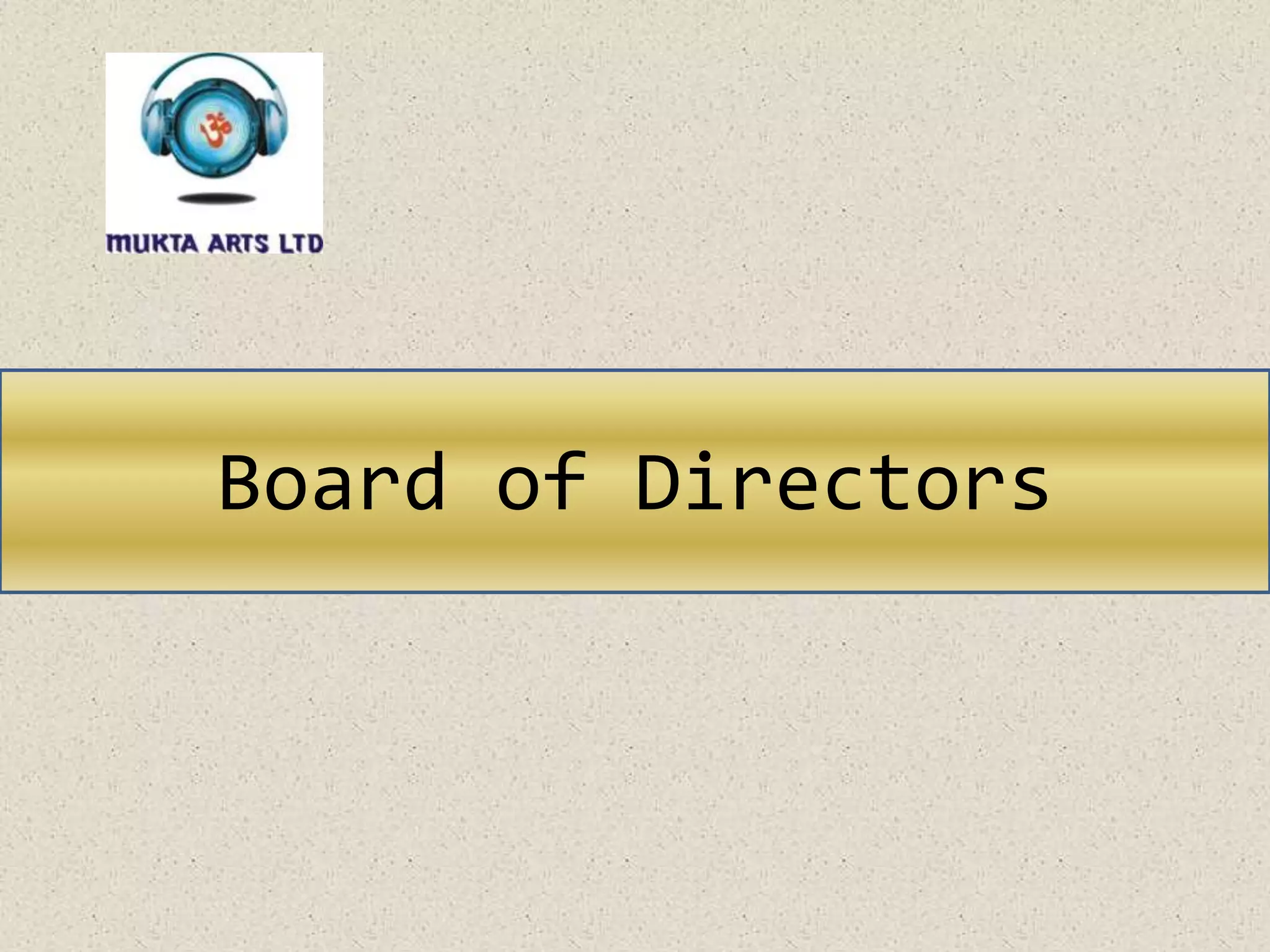 Board of directors | PPTX