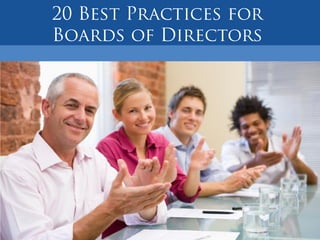 Nonprofit Board of Directors Best Practices | PDF | Non-Profit Organizations | Industries
