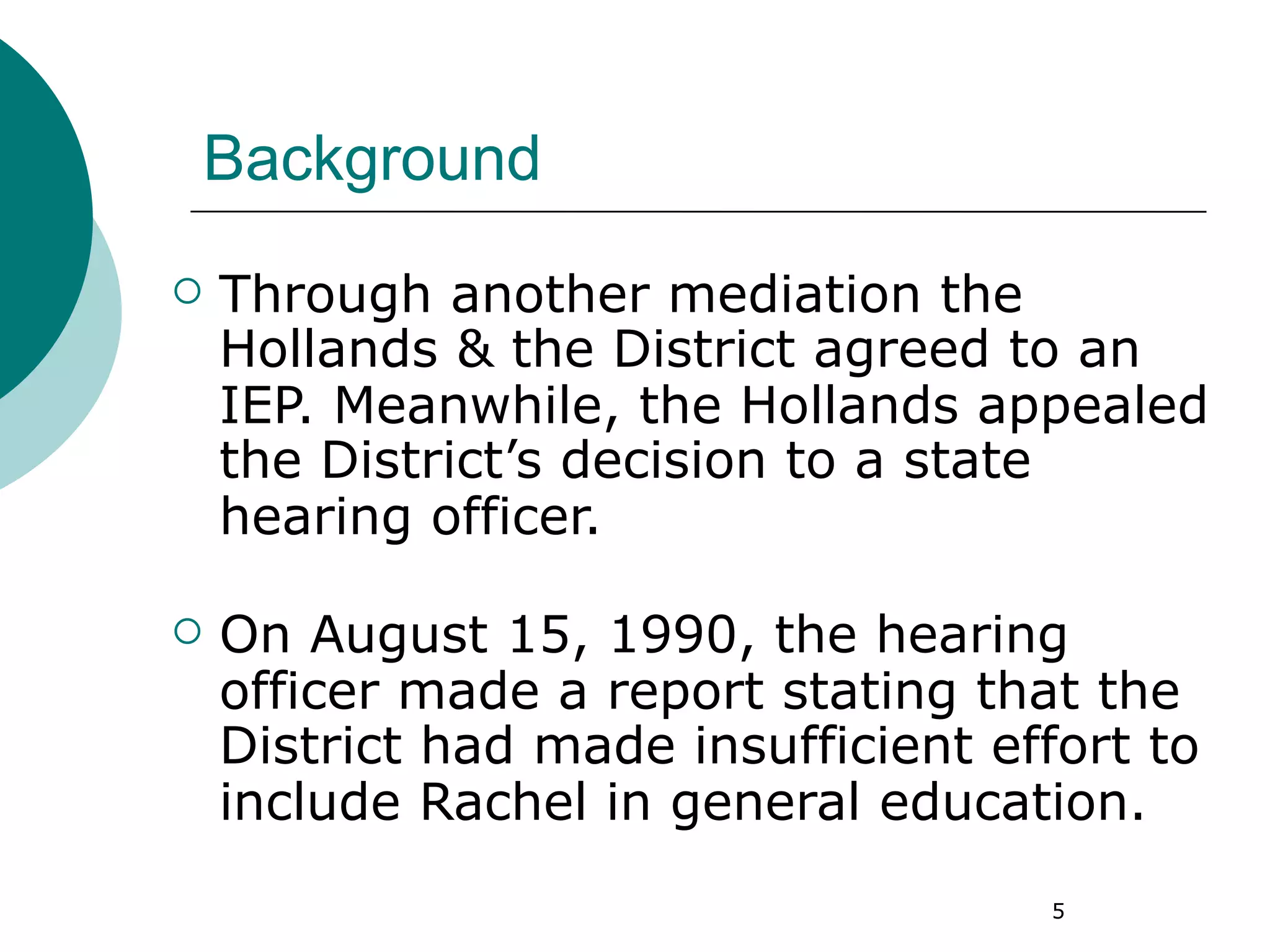 Board of education v. rachel holland 1992 | KEY