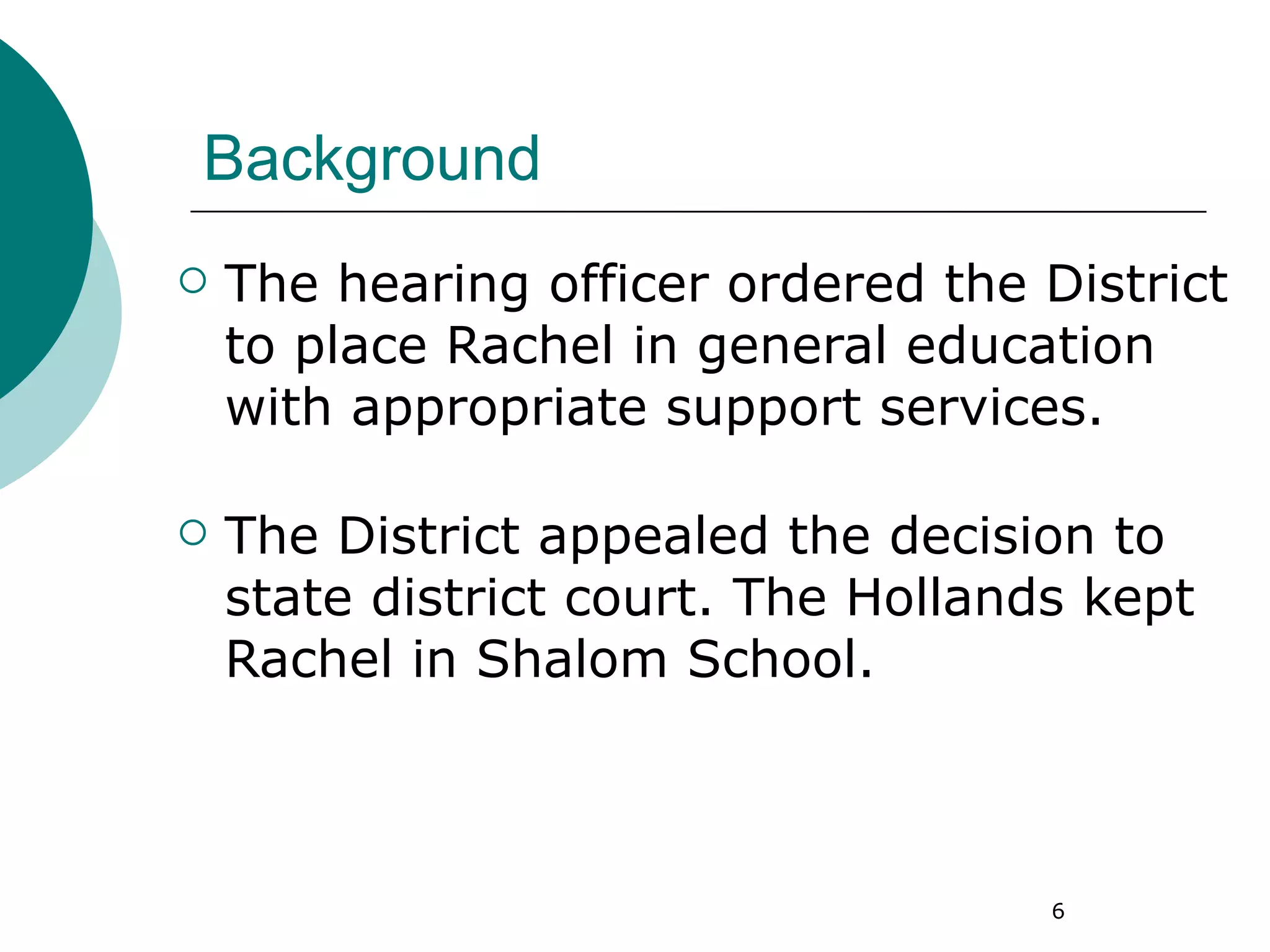 Board of education v. rachel holland 1992 | KEY