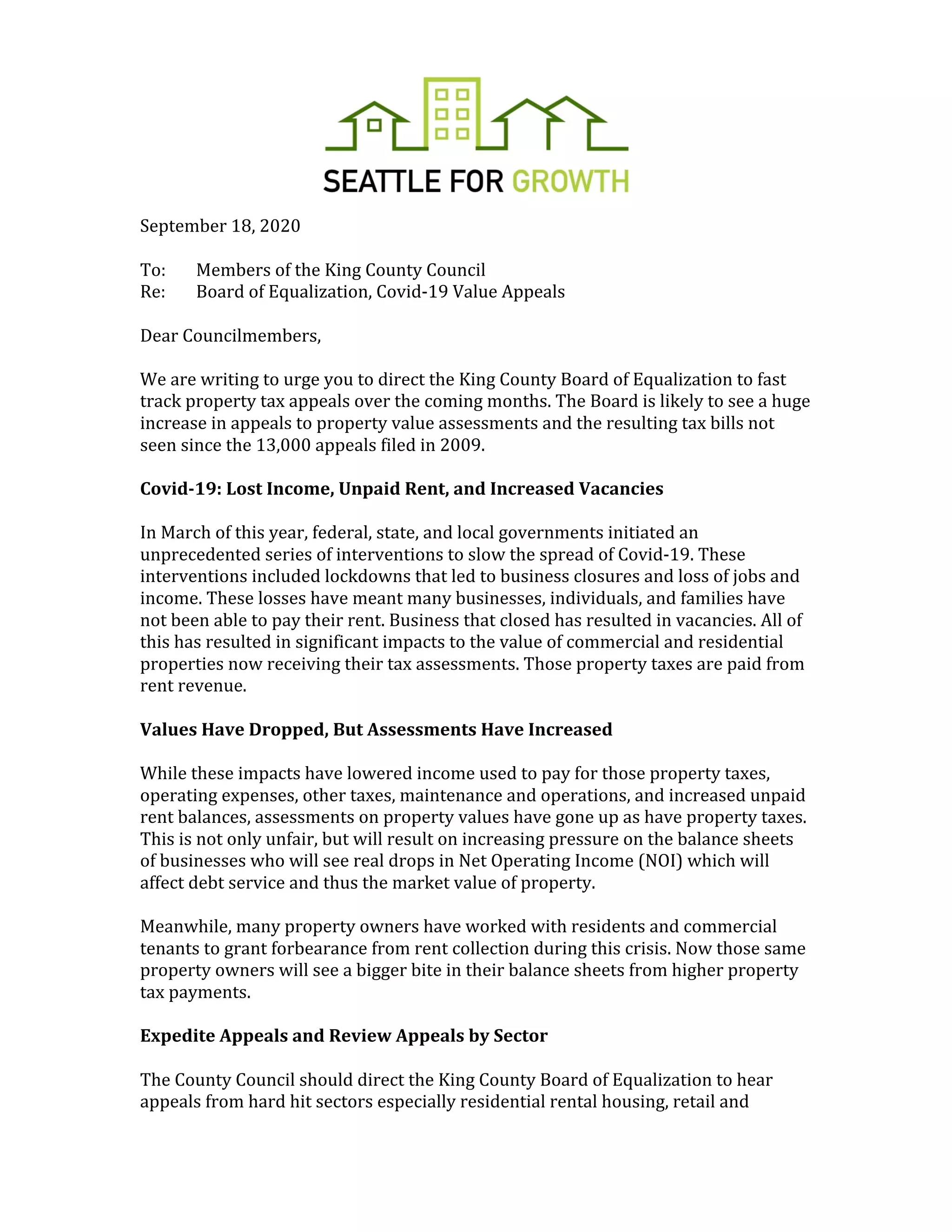 Board of equalization letter | PDF