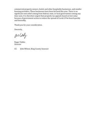 Board of equalization letter | PDF