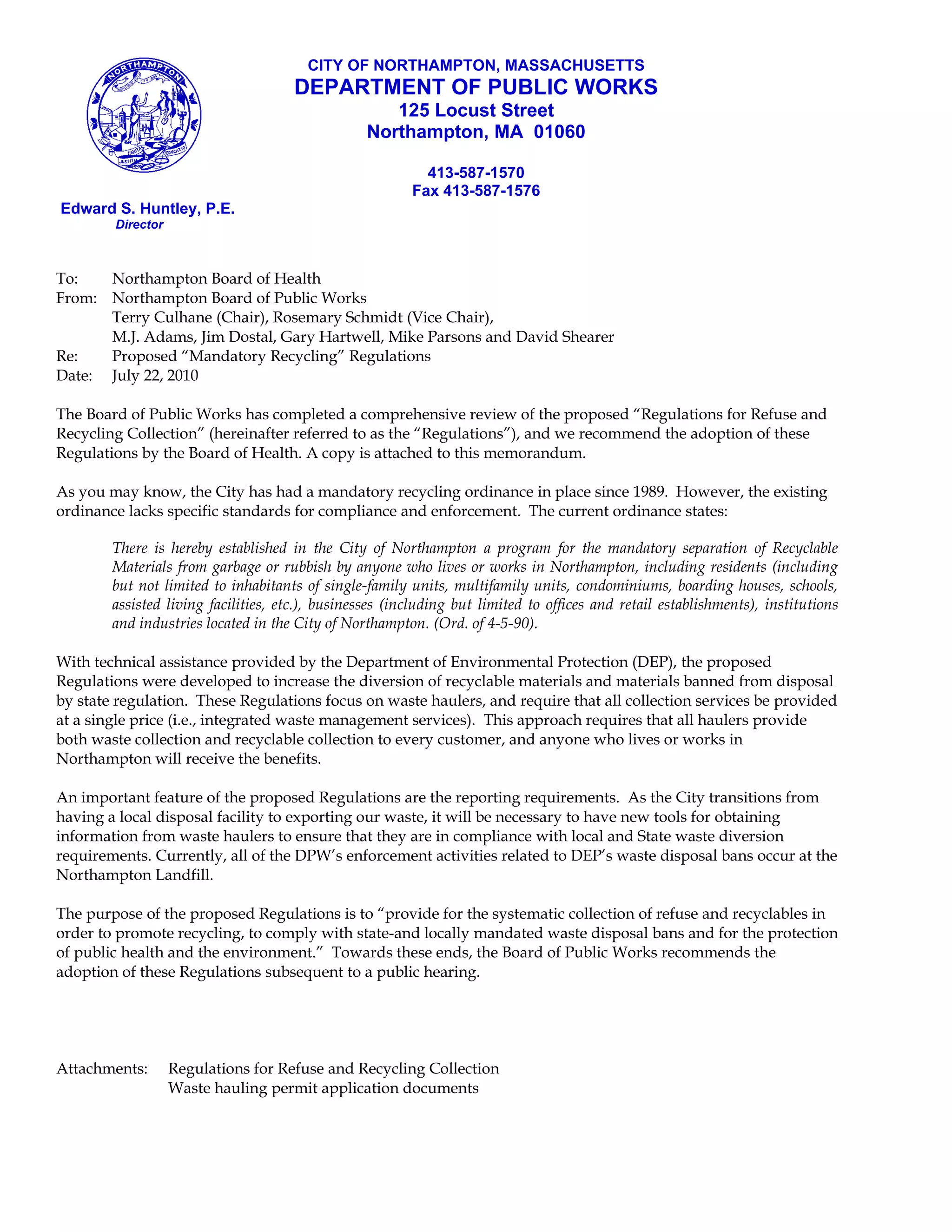 BPW Supports Proposed “Mandatory Recycling” Regulations | DOC