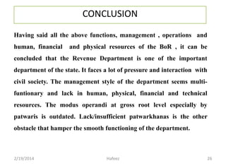 AJK Board of Revenue by Abdul Hafeez | PPTX