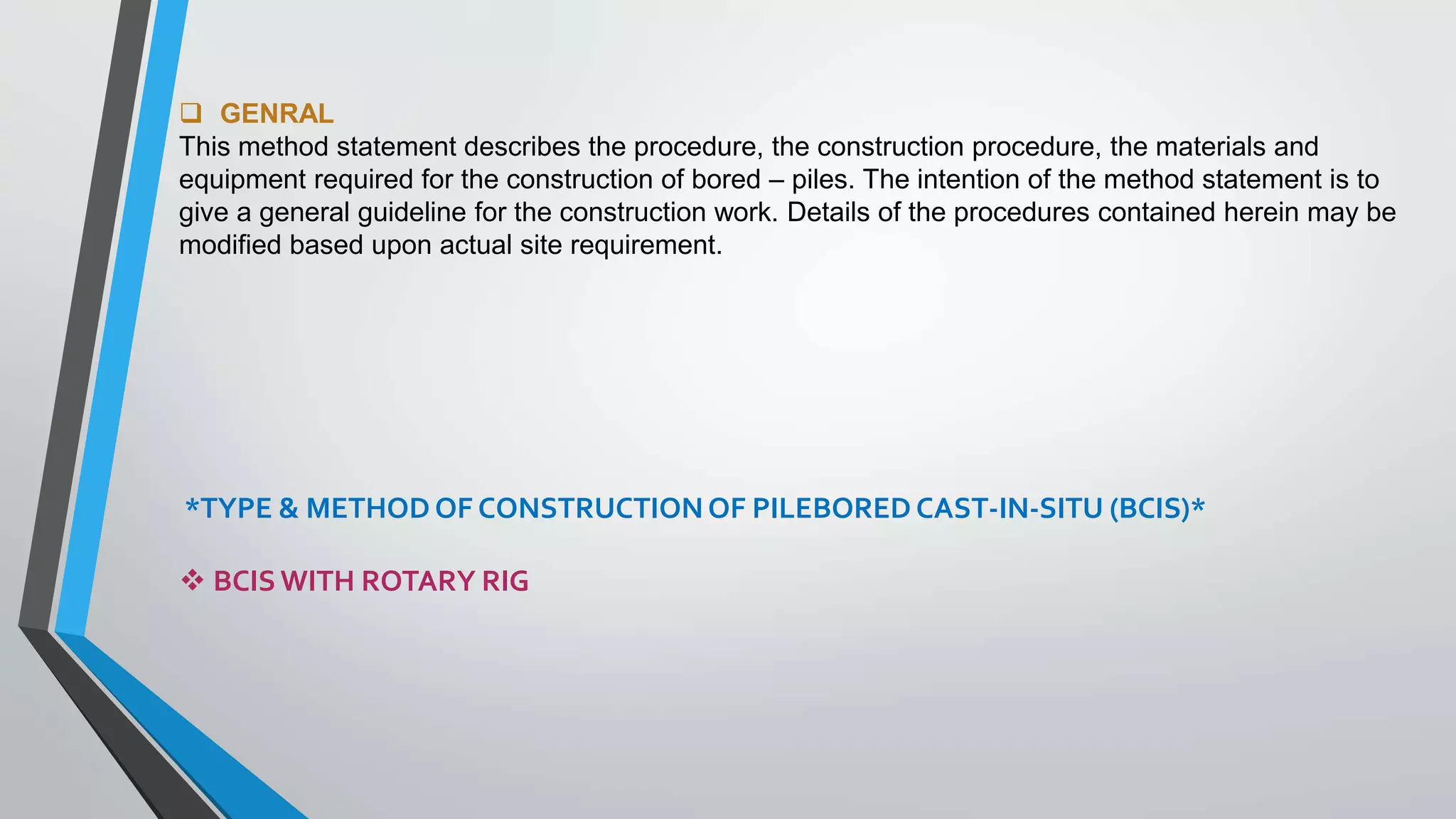 Board pile method | PPTX