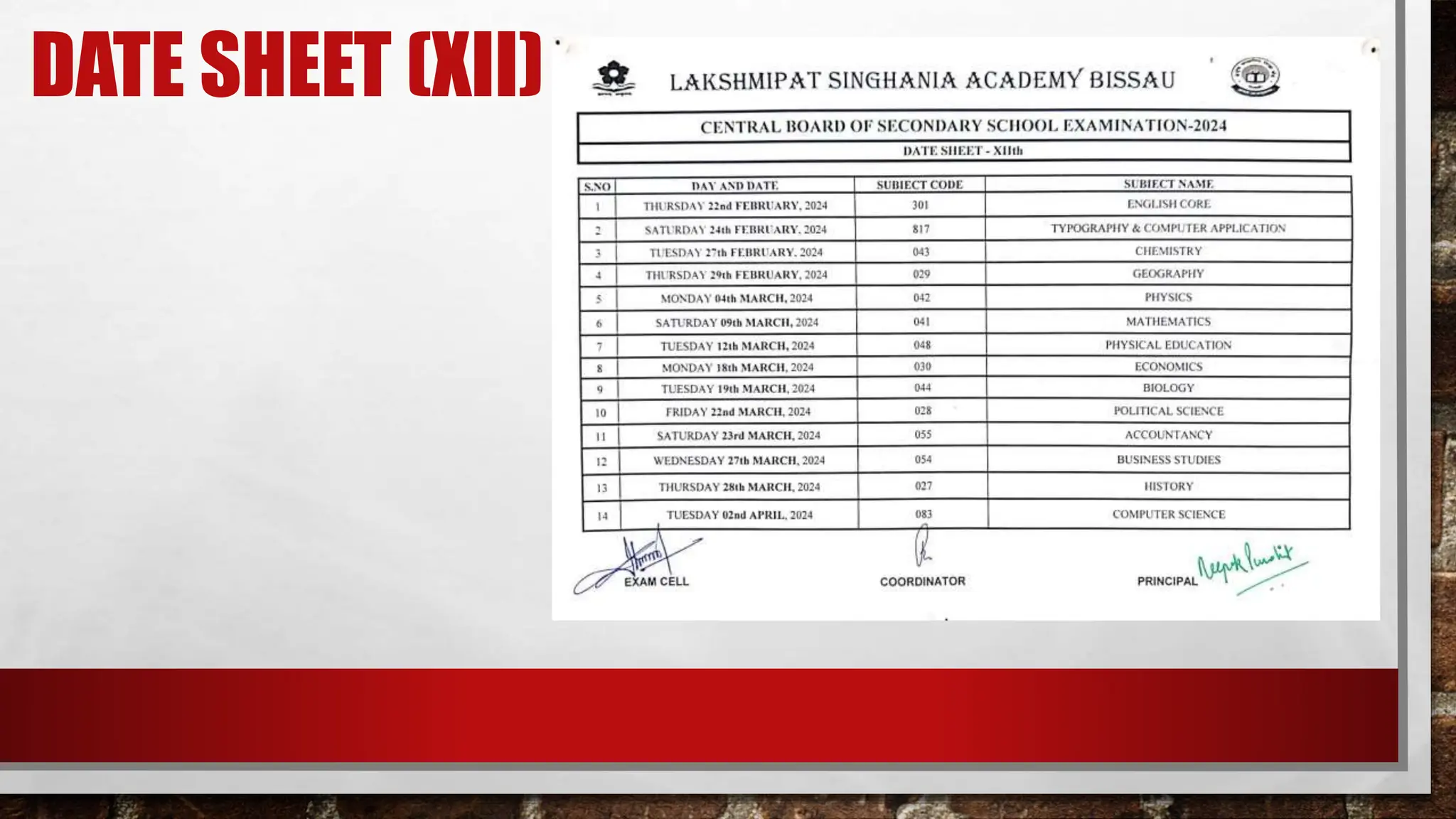 Cbse board pattern and syllabus description | PPTX