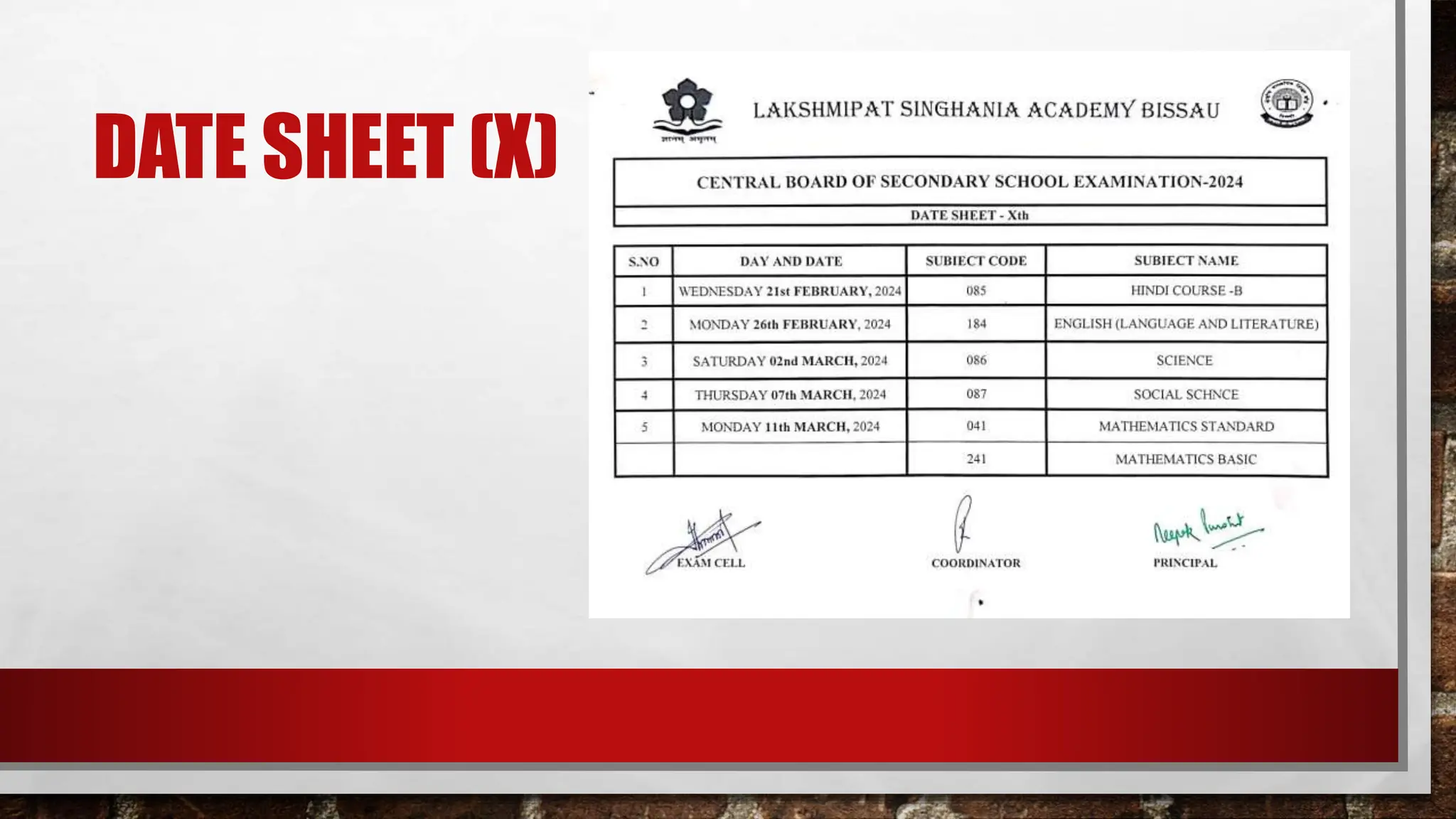 Cbse board pattern and syllabus description | PPTX