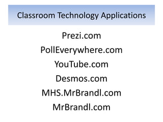 Classroom Technology Applications | PPTX | Education