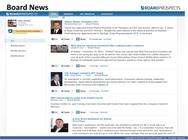 Board Prospects Overview | PPT