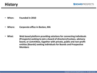 Board Prospects Overview | PPT