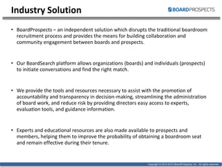 Board Prospects Overview | PPT