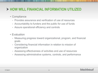 Dashboards for Comptrollers, CFOs and Reporting to your Board | PPTX