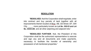 BOARD RESOLUTION ON SALE OF REAL PROPERTY.pptx