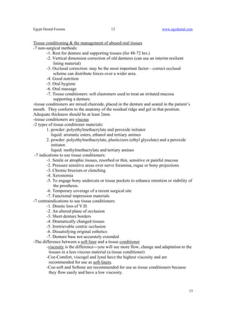 Board review of rpd and complete denture | PDF