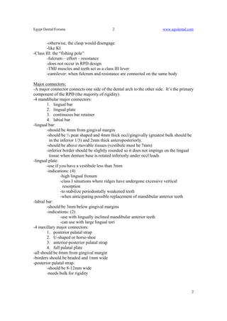 Board review of rpd and complete denture | PDF