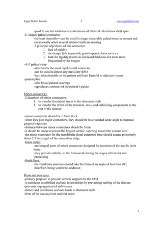 Board review of rpd and complete denture | PDF