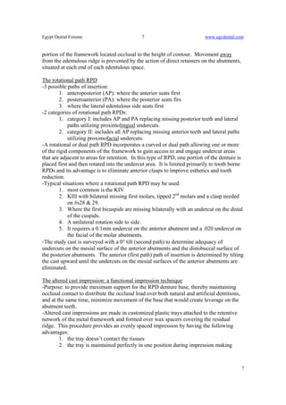 Board review of rpd and complete denture | PDF