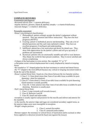 Board review of rpd and complete denture | PDF