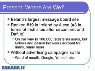 boards.ie - Page Views and Visitor Trends | PPT