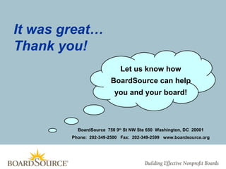 BoardSource Overview | PPT