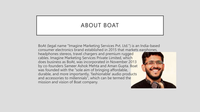 BOAT Marketing strategies.pptx | Marketing and Advertising | Business