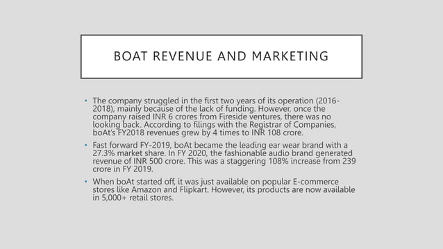 BOAT Marketing strategies.pptx | Marketing and Advertising | Business