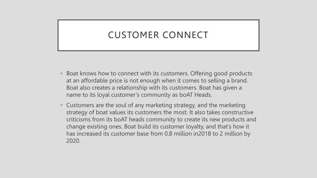 BOAT Marketing strategies.pptx | Marketing and Advertising | Business