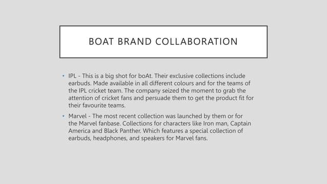 BOAT Marketing strategies.pptx | Marketing and Advertising | Business