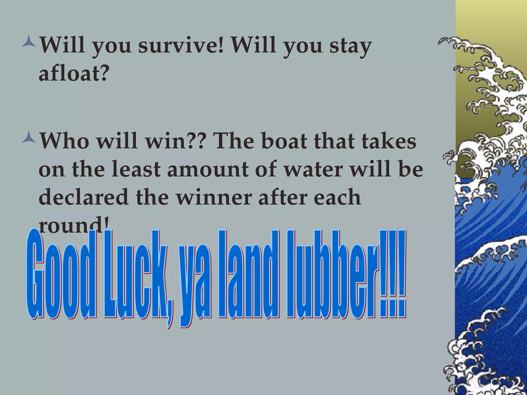 Boat Floating Day | PPT