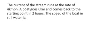 Boat and Stream practice set-1 ppt .pptx